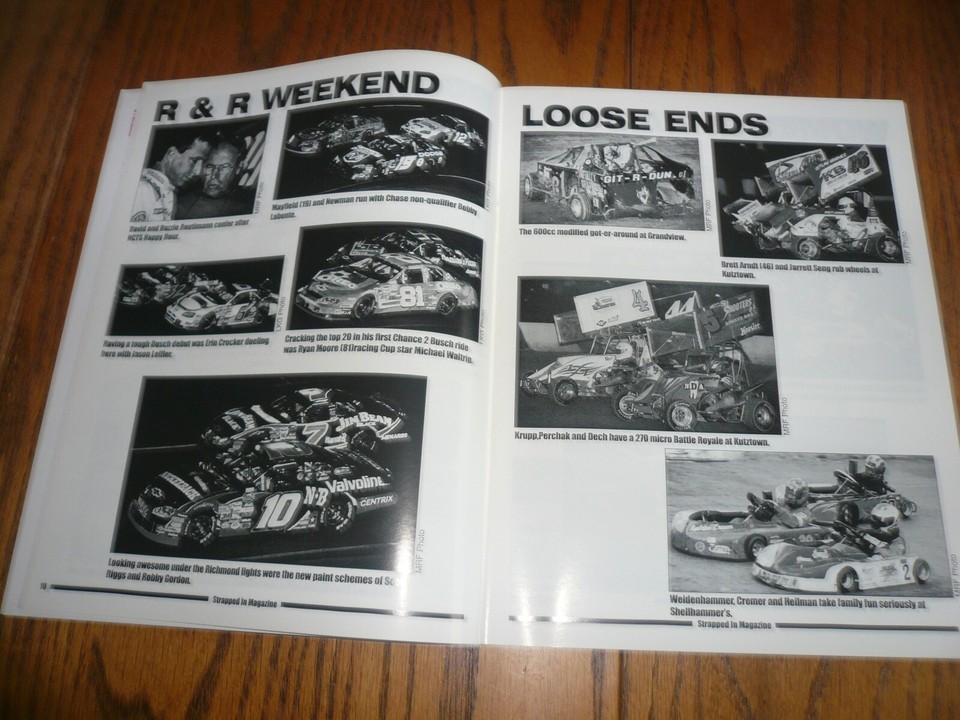 2005 Strapped In Offical Racing Magazine Vol. 3 Number 3 - Vintage | eBay