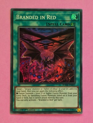 YuGiOh Branded in Red BODE-EN057 Super Rare 1st Edition | eBay