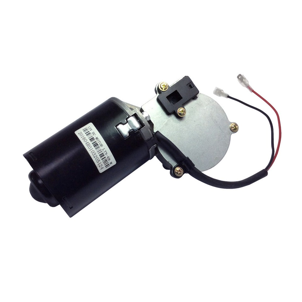 High Torque Electric Worm Gear Motor DC 12V/24V Threaded shaft Garage ...