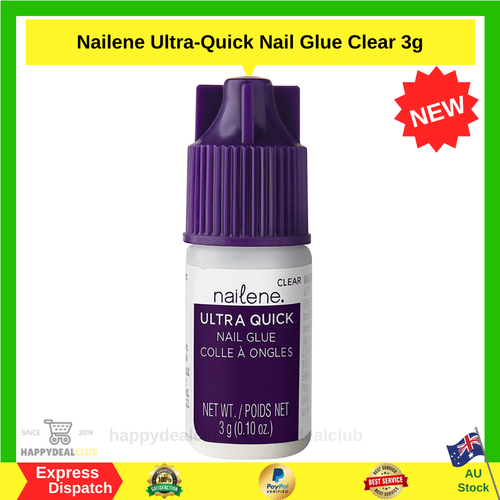 Nailene Ultra-Quick Nail Glue Clear 3G | NEW AU | Free Shipping | eBay ...