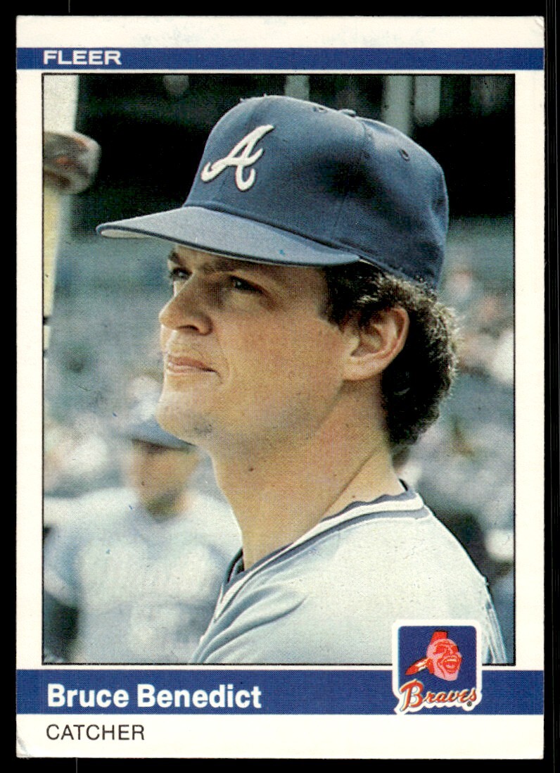 1984 Fleer Bruce Benedict Baseball Card Atlanta Braves #172 | eBay
