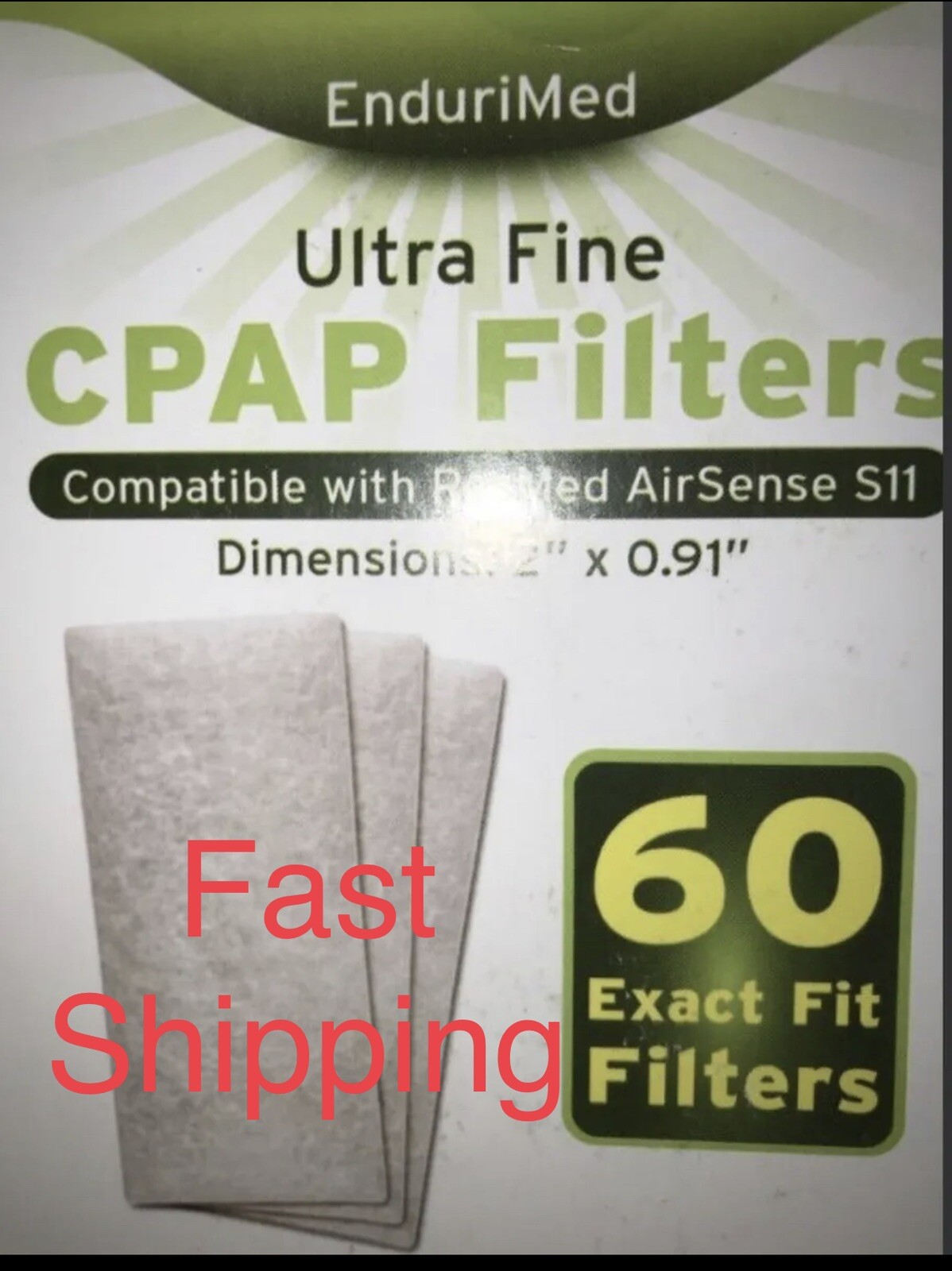 CPAP Air Filter Premium Disposable For ResMed Airsense S11 Machines 60 ...