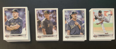 2022 Topps Update All-Star Game 50 Card Complete Set Plus Extras 189 ...