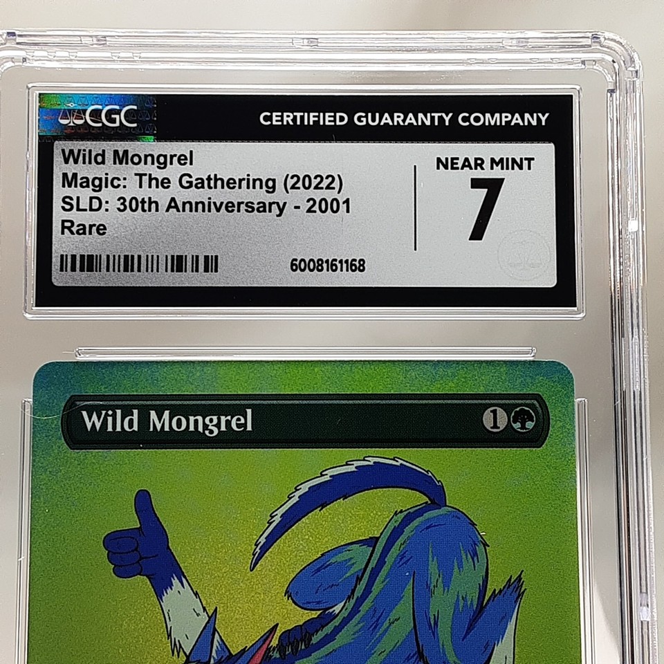 MTG - Secret Lair - 30th Anniversary - Wild Mongrel - Graded - CGC 7.0 ...