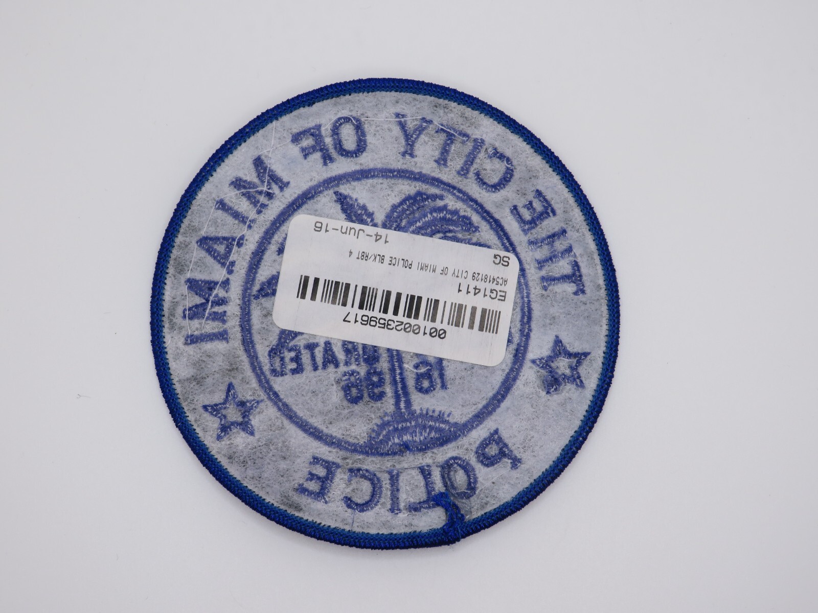 Miami Florida Police Patch ~ Subdued Colors | eBay