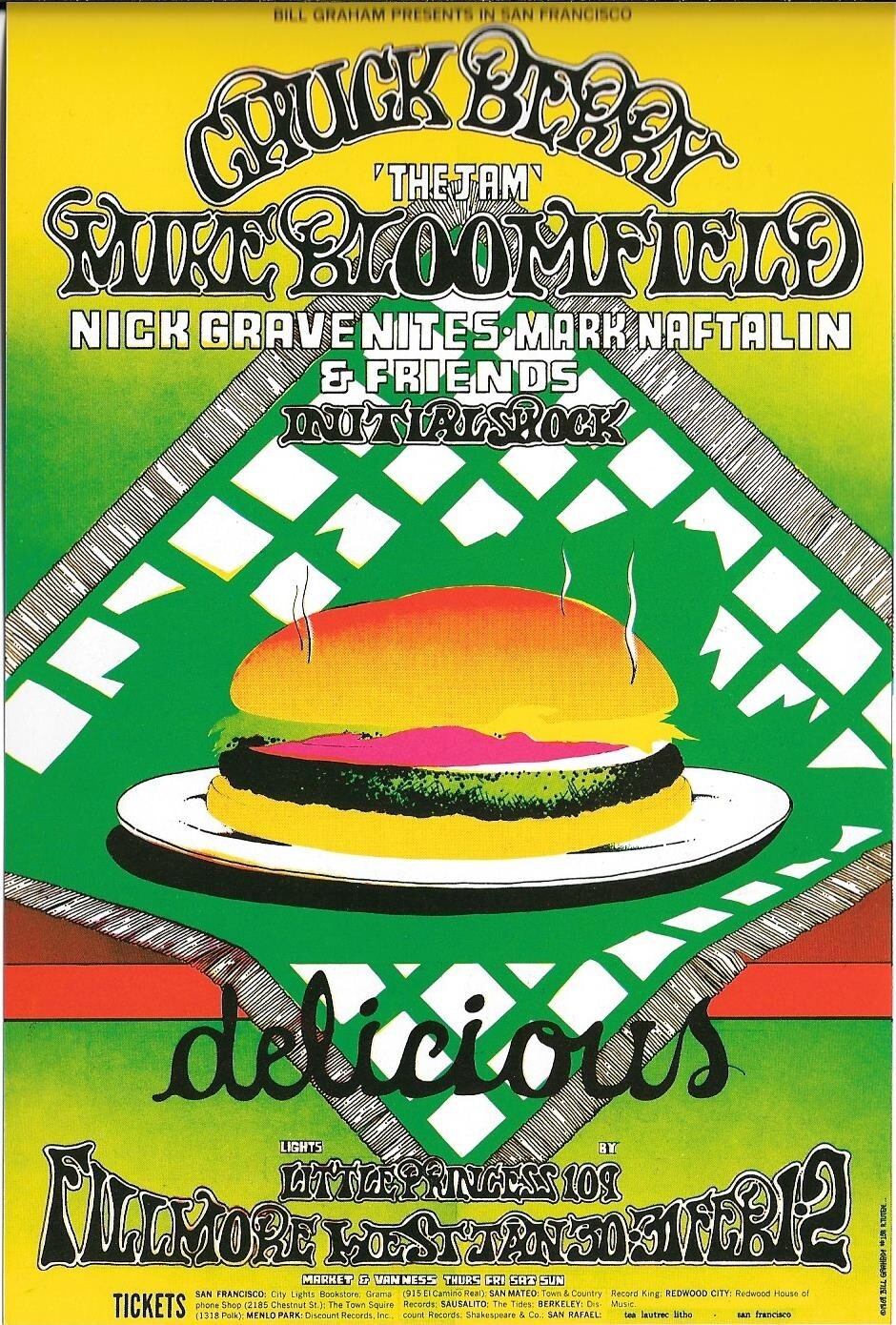 Mike Bloomfield Chuck Berry Initial Shock Original Fillmore Concert ...