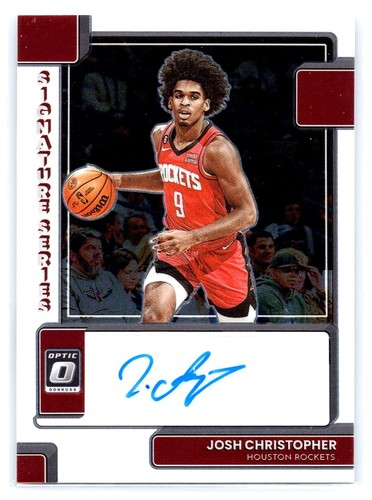 2022-23 Donruss Optic Basketball #SS-JCH Josh Christopher Signature ...