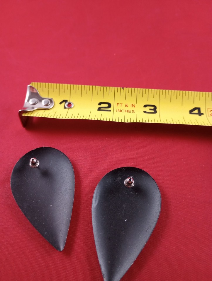 Vintage Tear Drop Style Paint Splatter Pair Pierced Earrings *177-C | eBay