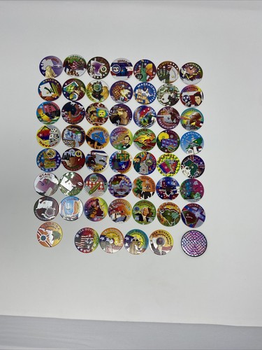 Vintage Pogs Complete United States Collection Unused | eBay