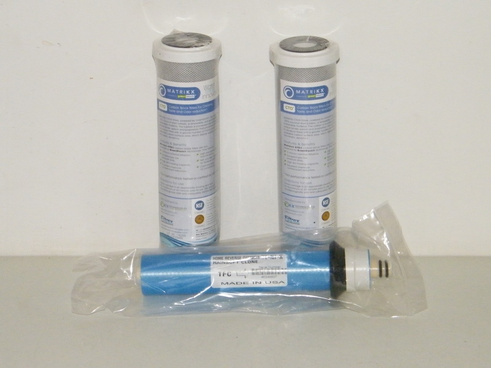 Rainsoft TFC-RS9-50 Clone RO Reverse Osmosis Membrane & 2 Matrikx ...