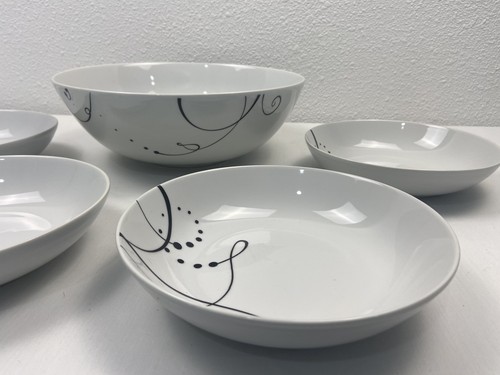 Tabletops Gallery 365 5 Pc Italian Gourmet Ceramic Pasta Service Set ...