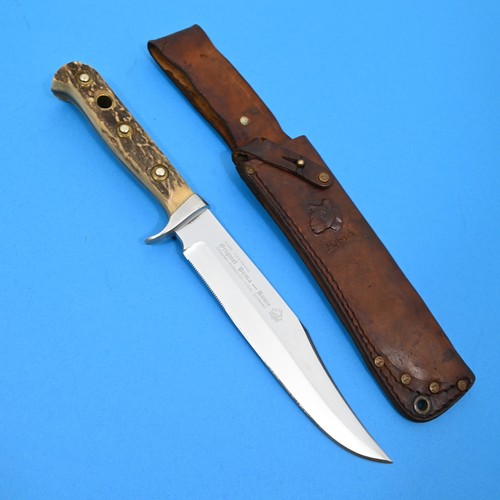 PUMA, GERMANY 6396 STAG BOWIE KNIFE, S/N 77473, STAG c. JULY, 1974 | eBay