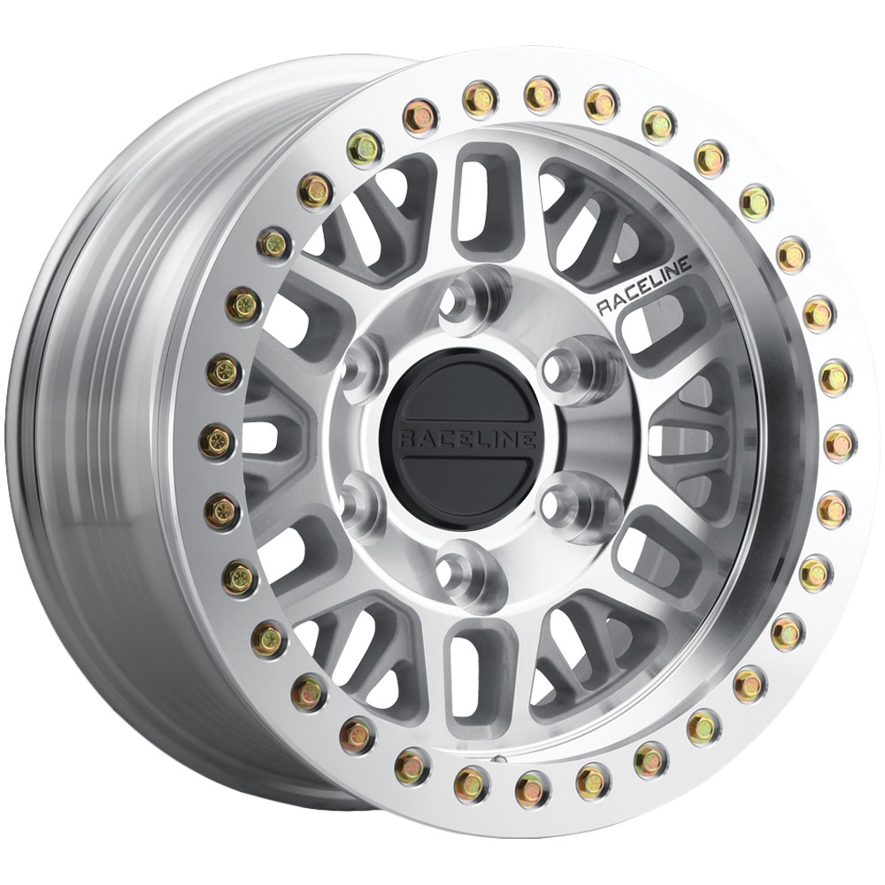 (Set of 4) Raceline RT951M Ryno Beadlock 17x9 6x6.5" -12mm Machined ...