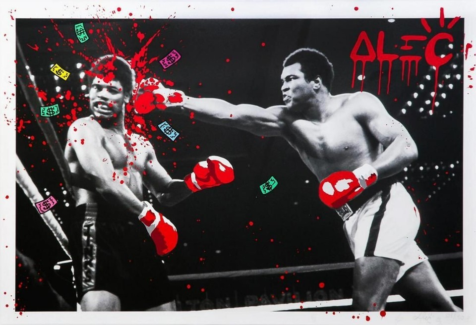 ALEC MONOPOLY Hand signed The Greatest of All Time Boxing Mohammad Ali ...