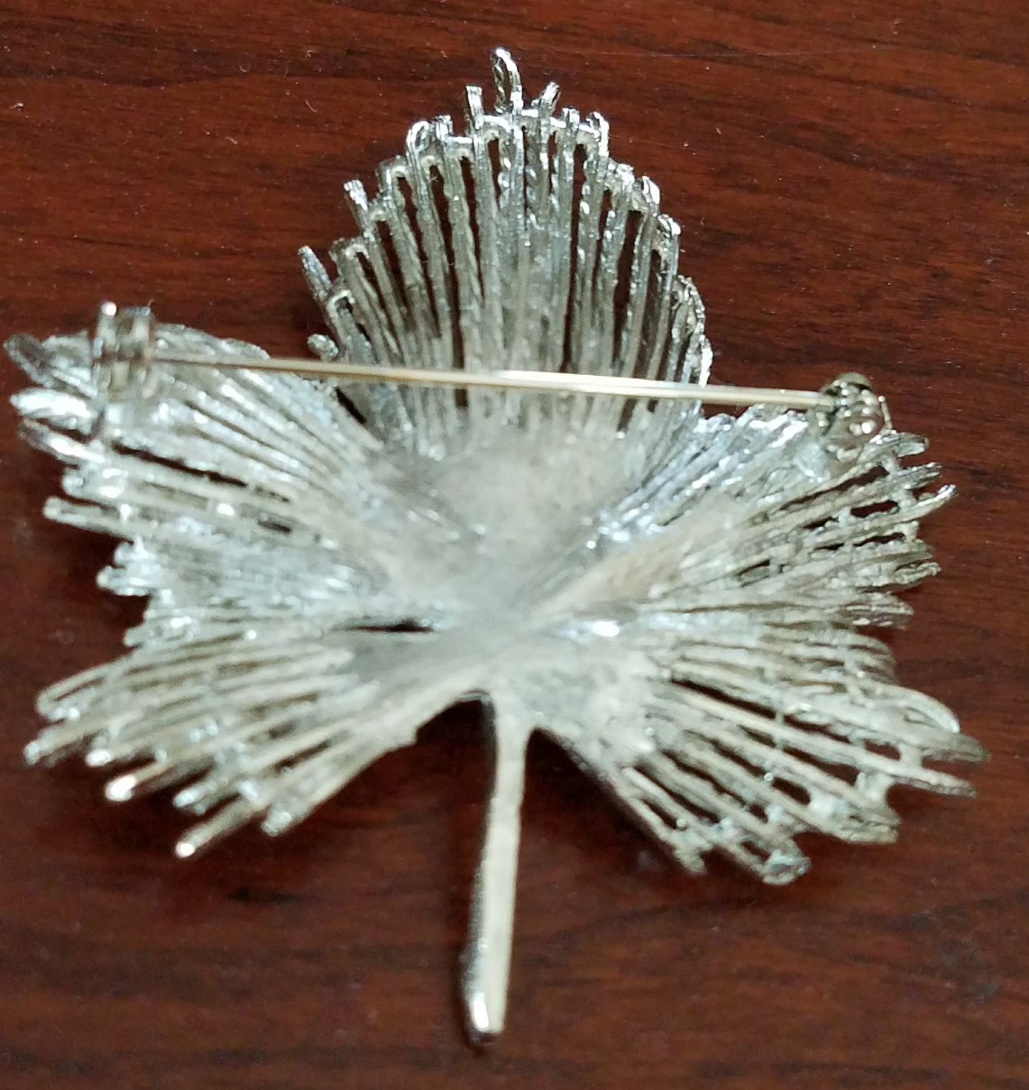 Maple Leaf Brooch Earring Set Handcrafted Silver | eBay