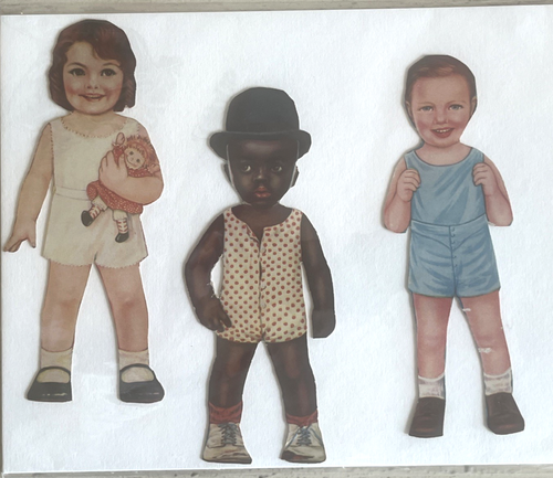 1931 Set of 8 Our Gang Paper Dolls Chubby Farina Stymie Petey & Lots of ...