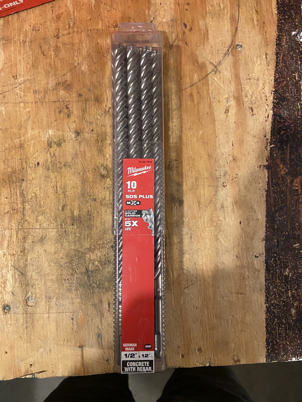 Milwaukee 48-20-7974 SDS-PLUS 4CT MX4™ 1/2" X 10" X 12" (10-Pack) | eBay