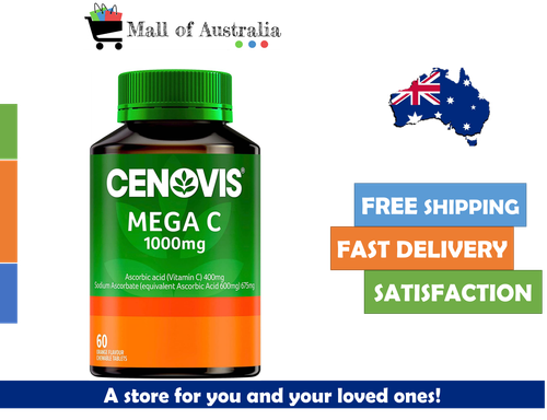 Boost Immune System with Mega Vitamin C - 1000mg, 60 Orange Chewable ...