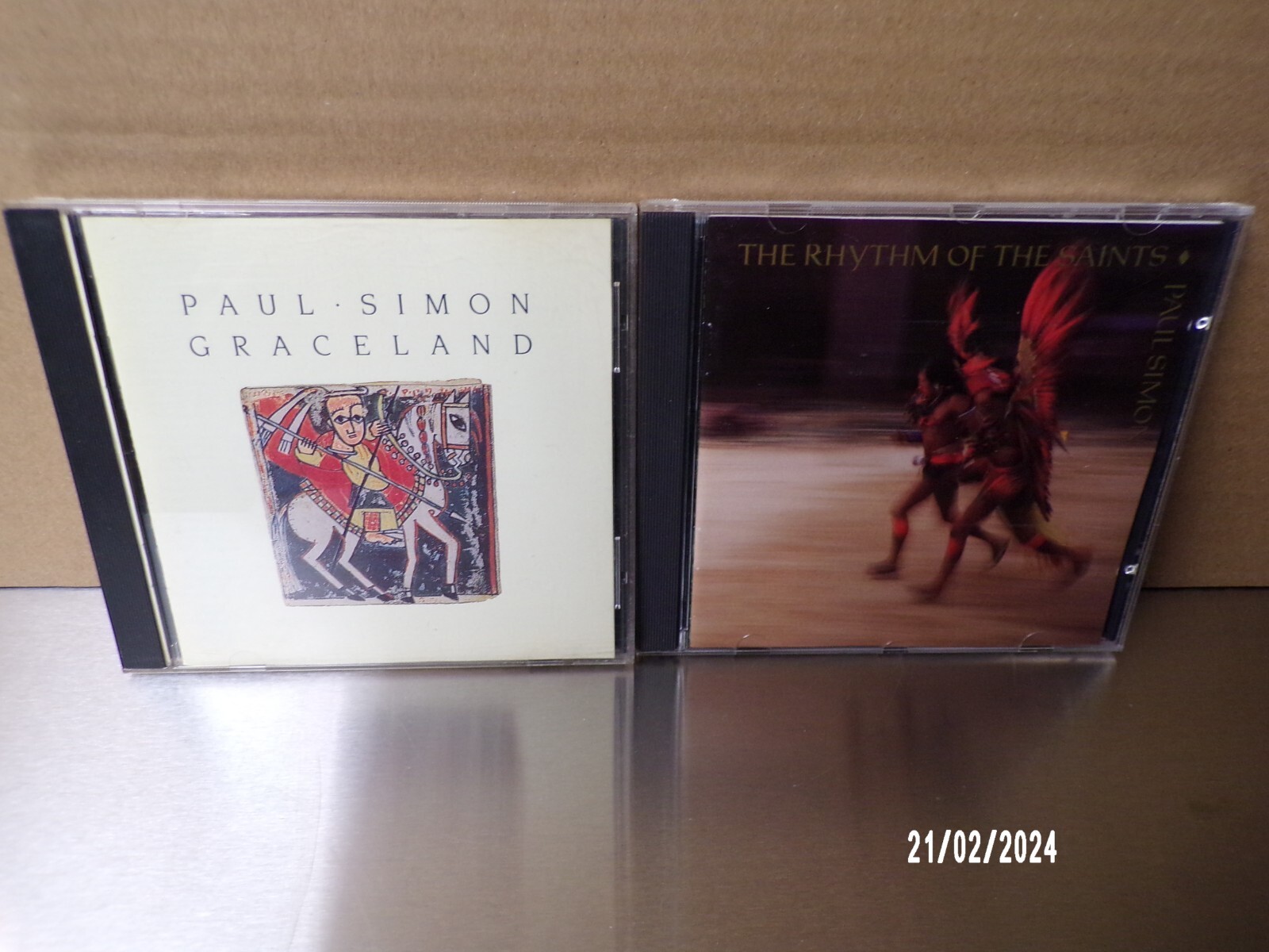PAUL SIMON THE RHYTHM OF THE SAINTS CD + GRACELAND CD / EXC | eBay
