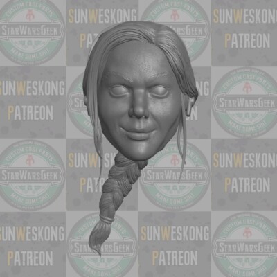 Rio 80's Agatha All Along custom head for Marvel Legends & other action ...