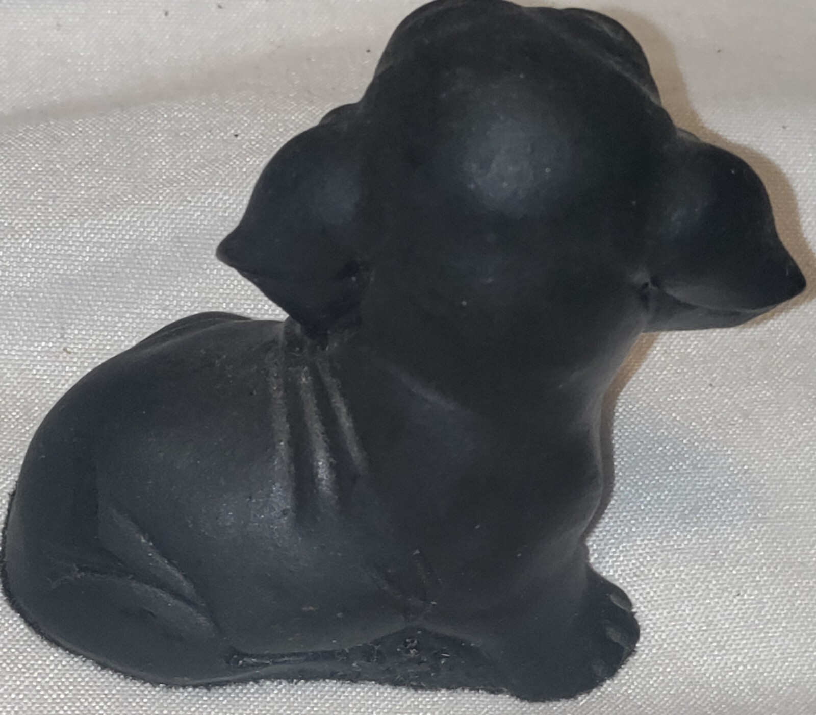 Vintage Handmade Kingmaker Welsh Coal Dog Figurine | eBay