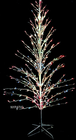 72" LIGHTED CASCADE OUTDOOR CHRISTMAS TREE CLEAR OR MULTI COLORED ...