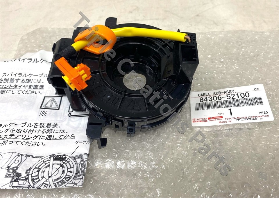 Toyota Genuine 8430652100 Cable Sub-Assy Spiral 84306-52100 OEM | eBay