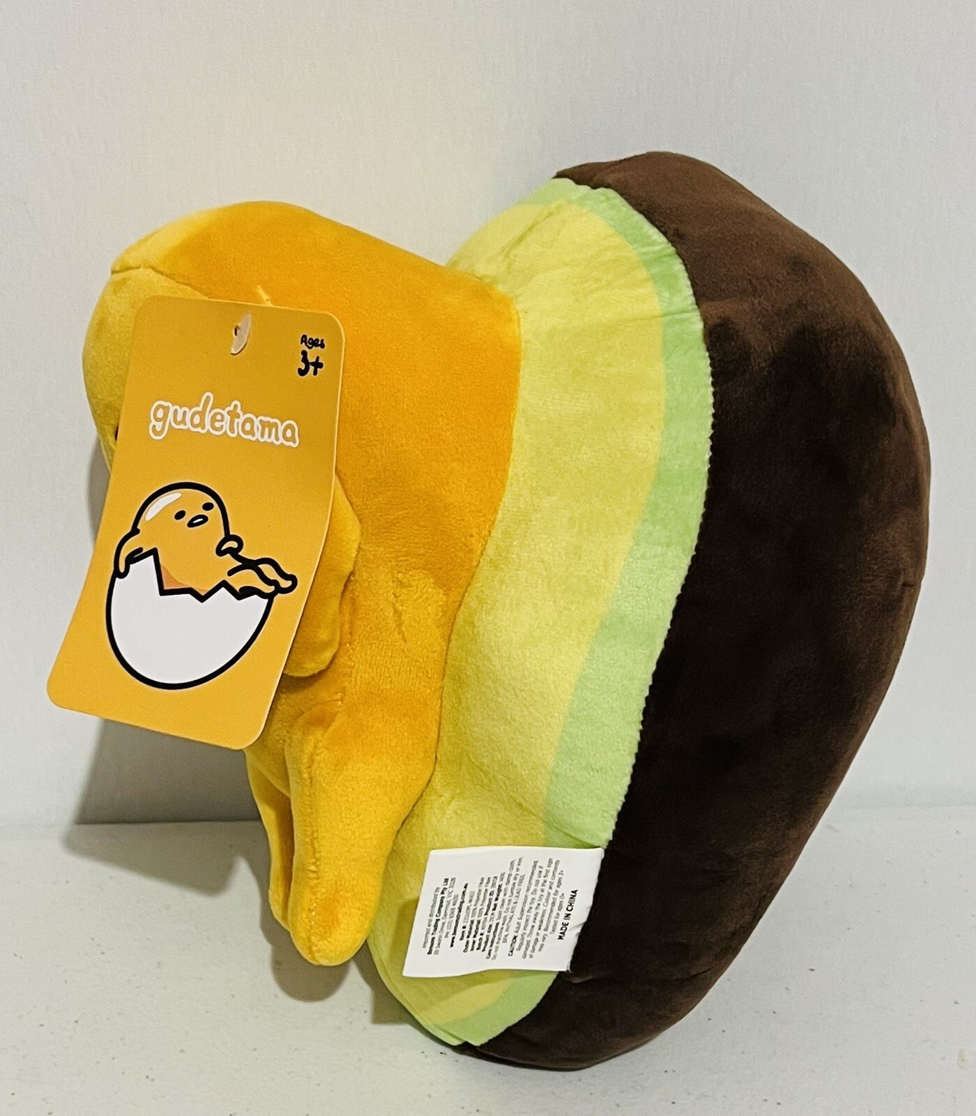 Brand New Sanrio Licensed Gudetama Lazy Egg Avocado Plush 30cm | eBay