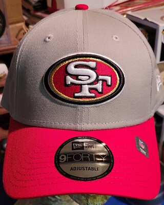 San Francisco 49ers New Era brand 9FORTY model Gray snapback cap hat ...