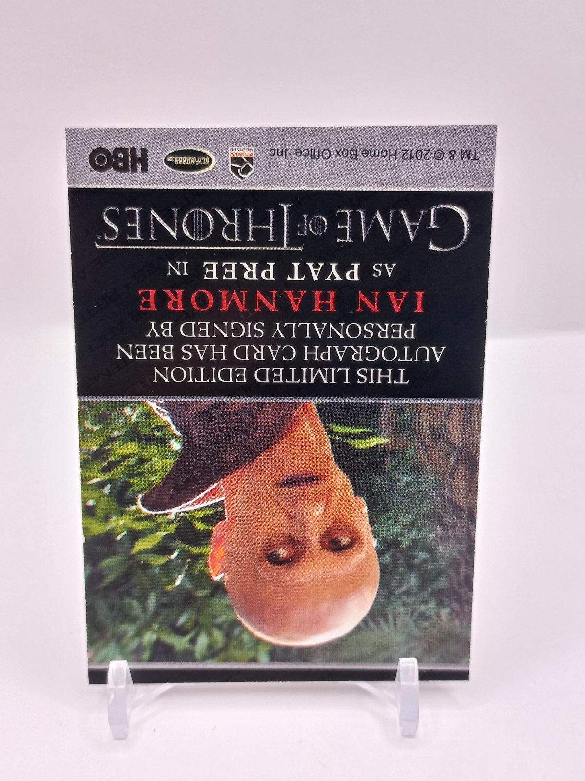 IAN HANMORE AUTOGRAPH GAME OF THRONES "PYAT PREE" RITTENHOUSE AUTO ...