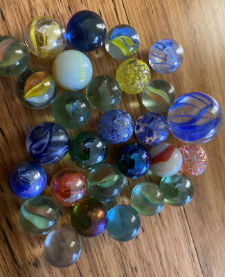 Selection of Good Quality Collectable Unique Glass Marbles Lot 20 011 ...