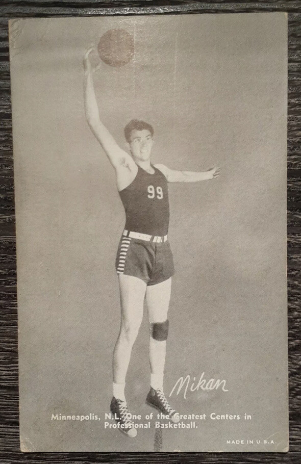 GEORGE MIKAN 1948 EXHIBITS ROOKIE CARD-RARE-$INVESTMENT CARD🔥 ...