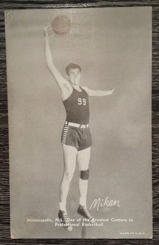 GEORGE MIKAN 1948 EXHIBITS ROOKIE CARD-RARE-$INVESTMENT CARD🔥 ...