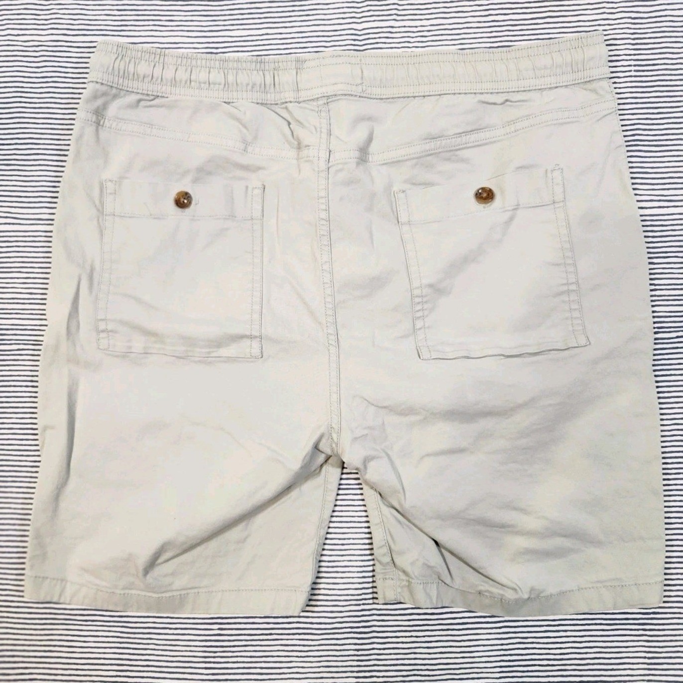 PD&C $75 Large Organic Cotton Stretch Khaki Drawstring Cargo Pockets ...