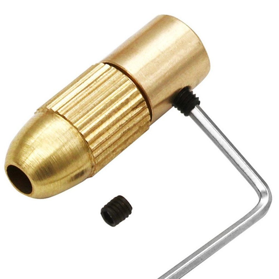 Mini Drill Chucks Adapter 7pc Drill Collet Gold Color For Use With Hand ...