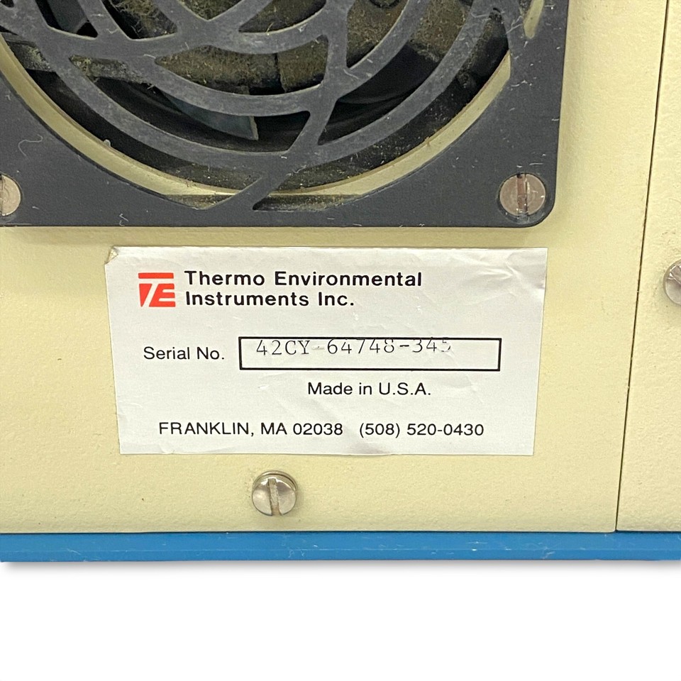 Thermo Environmental Instruments 42C Trace Level NO-NOZ-NOY Analyzer ...
