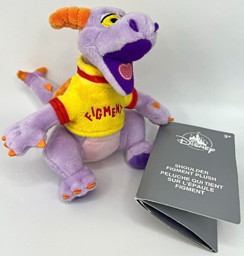 Disney Parks Figment Epcot Dragon Shoulder Pal Plush Magnetic | eBay