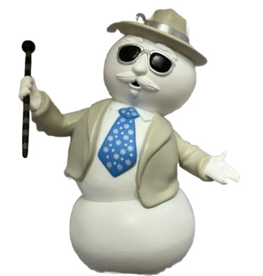 ELF MOVIE ORNAMENT LEON SNOWMAN CHRISTMAST TREE Hallmark NIB-LTD ED ...