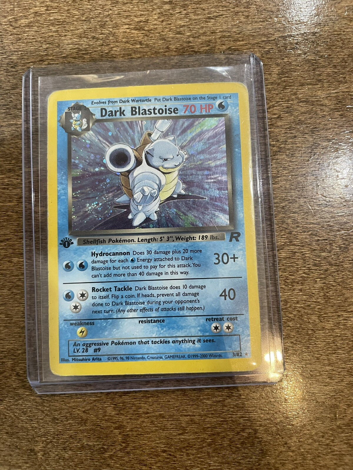 Pokemon Dark Blastoise 1st Edition Team Rocket Holo Rare 3/82 LP | eBay