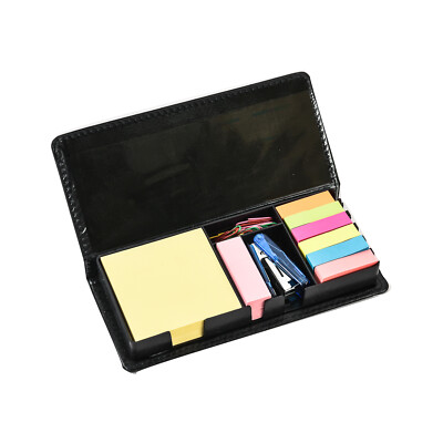Sticky Memo Note Desk Box Set with Index Bookmark with 1 Mini Staple ...