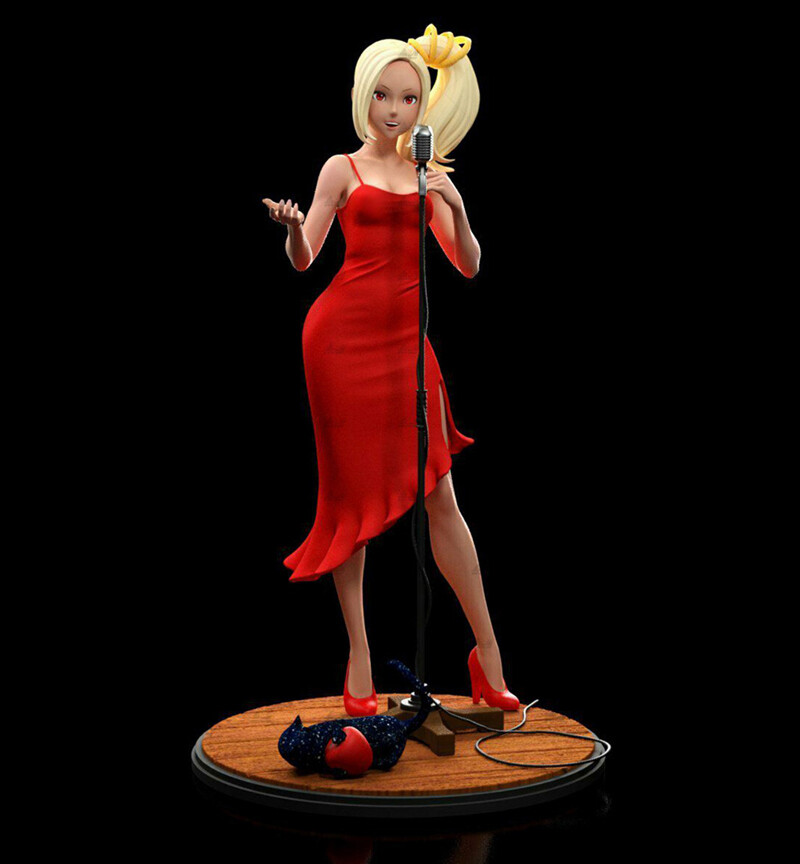 Singer Kat 3D Print Figure GK Model Kit Unpainted Unassembled Garage ...