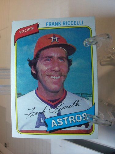 1980 Topps Baseball Card #247 - Frank Riccelli - Houston Astros (95105 ...