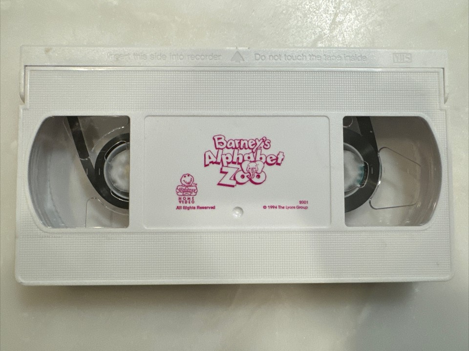 Barneys Alphabet Zoo Vintage VHS-Barney & Friends Collections 1994 ...