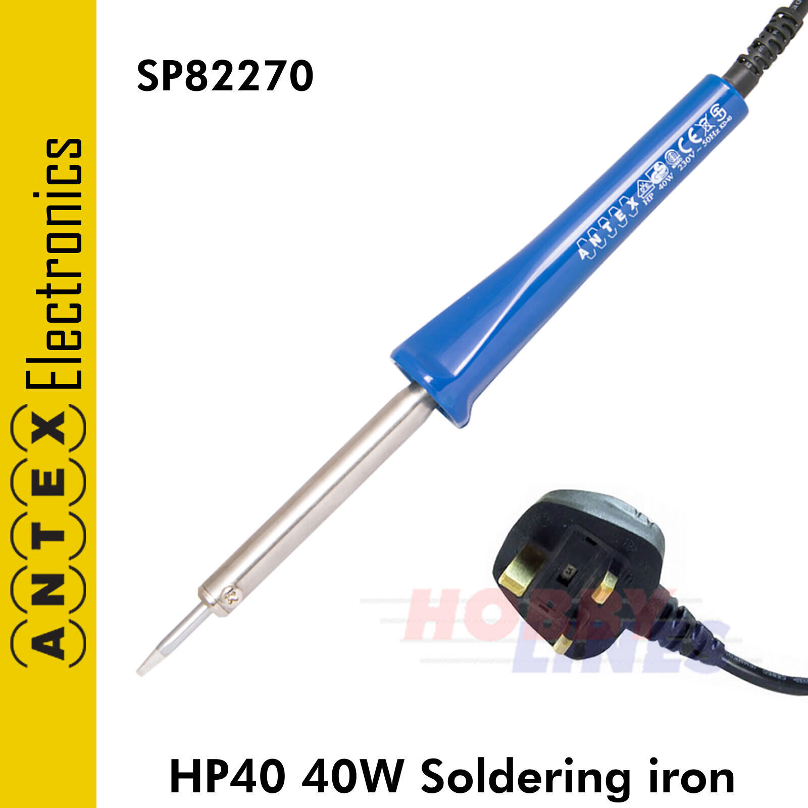 HP40 40w Solder Iron & replacement irons Lite Range ANTEX Electronics SP82270 | eBay