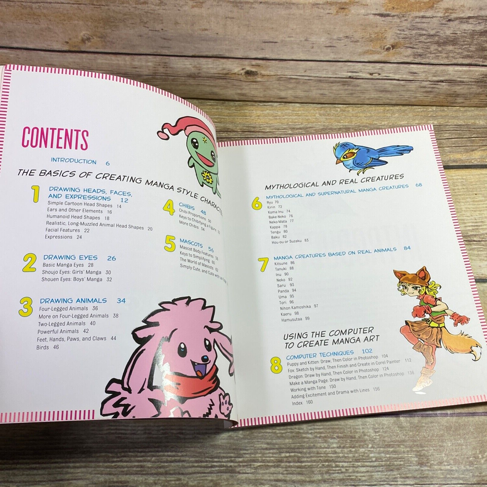 Drawing Book Anime Manga Artist Instruction Guide Chibis Style ...