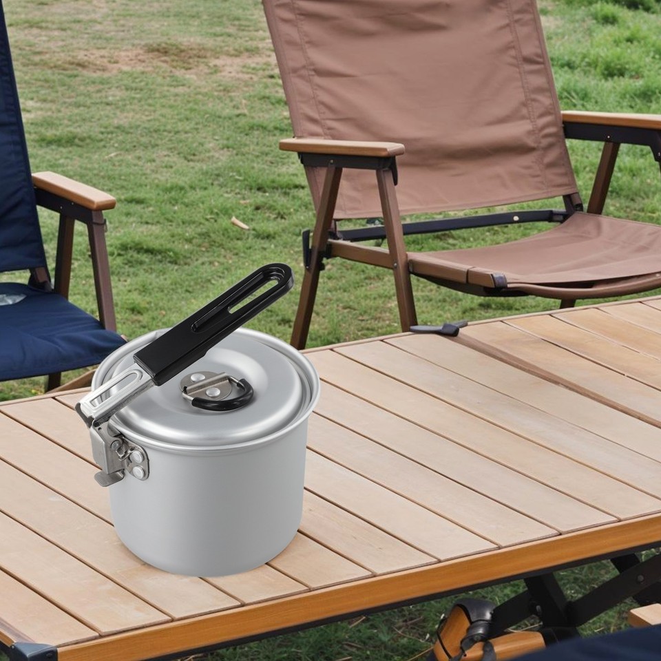 Pot ?? lait compact en aluminium 770 ml avec poign??e pliable pour ...