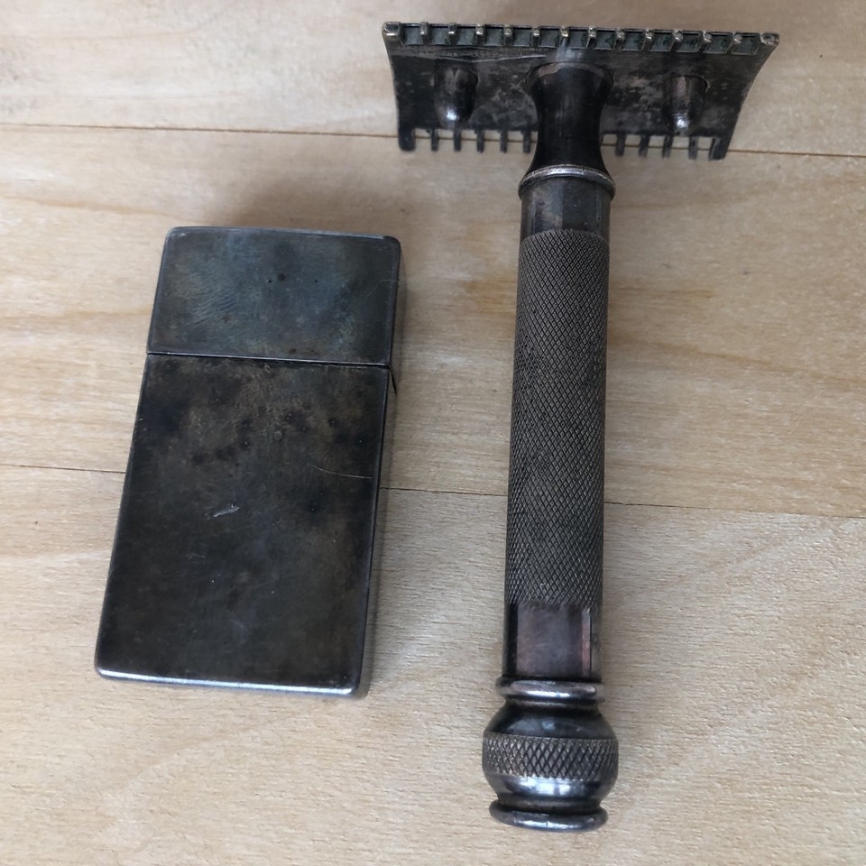 Antique Gillette Model 102 Ball End Tech Safety Razor 1916 | eBay