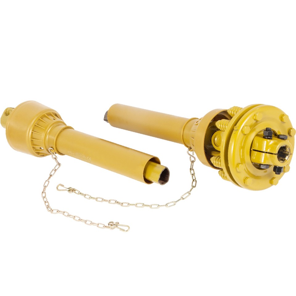 PTO Shaft PTO Drive Shaft 1-3/8"x6 Spline w/Slip Clutch Yellow T4 31.5 ...