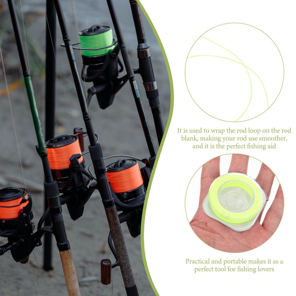 1 Roll of Fishing Rod Thread Fishing Rod Wire Fishing Tackle Fishing ...