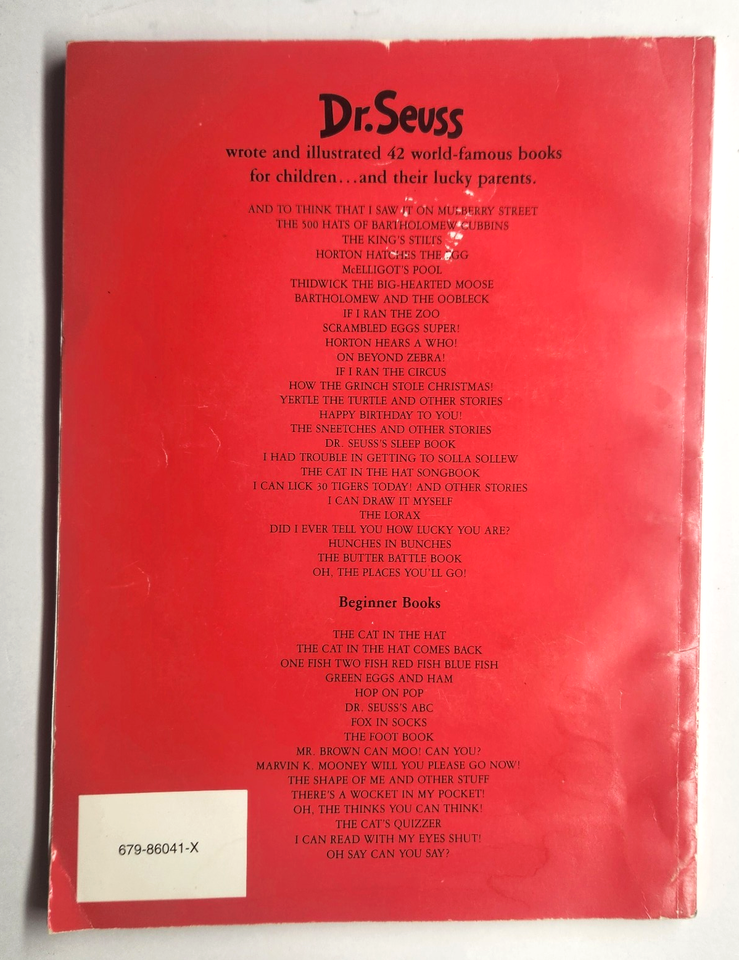 McElligots Pool Book By Dr Seuss Soft Cover Copywright 1974 | eBay